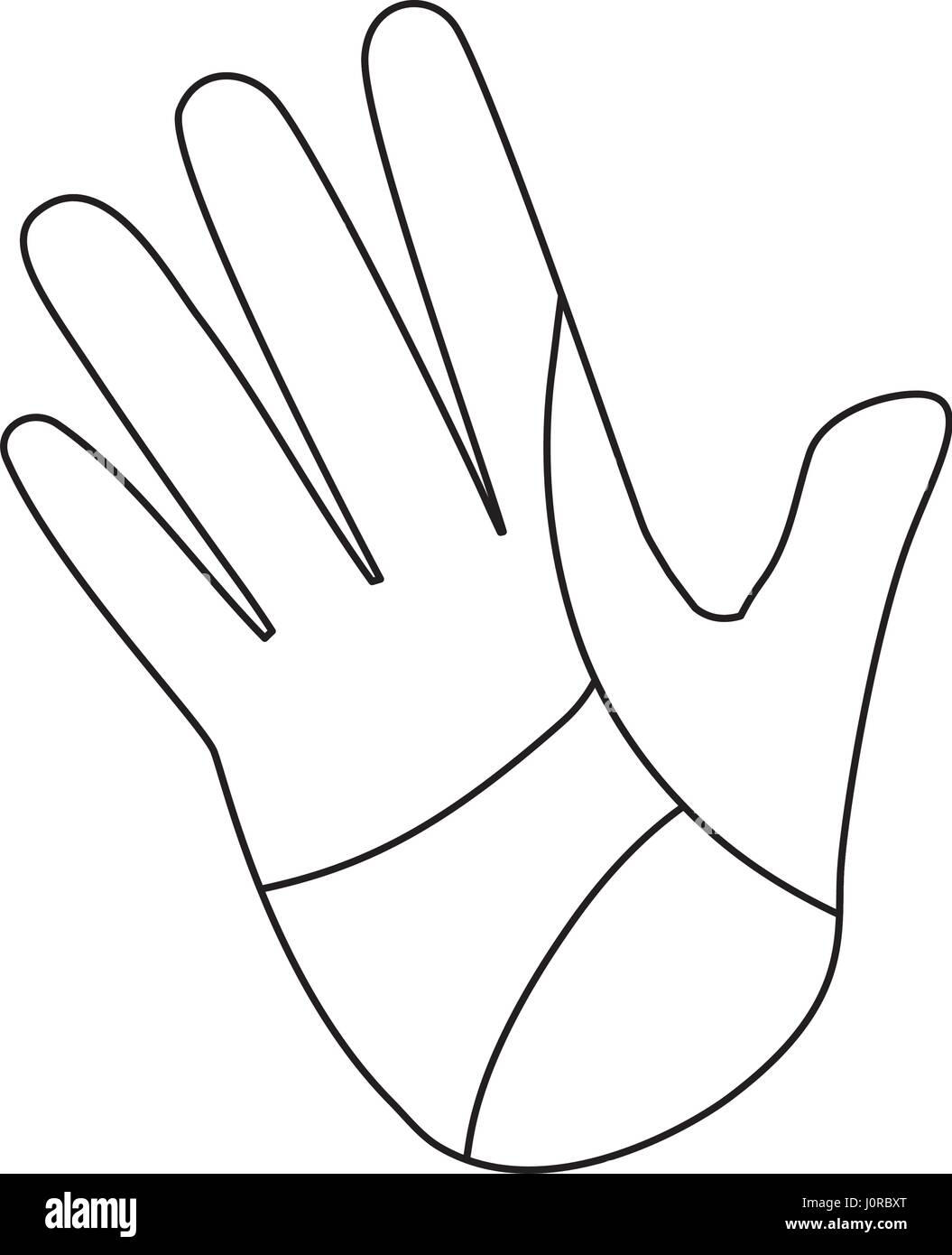 Human hand symbol Stock Vector Image & Art - Alamy