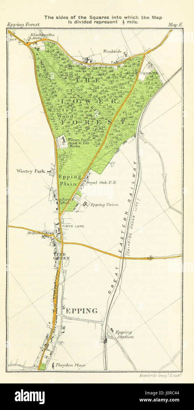 [Epping Forest. [With plates and maps.]] Stock Photo - Alamy