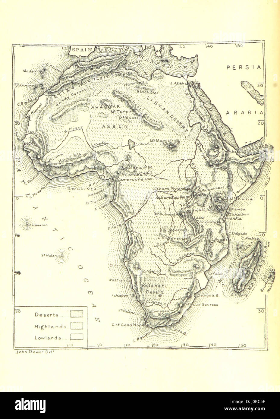 This image, taken from page 14 of 'The Geography of Africa', provides a ...