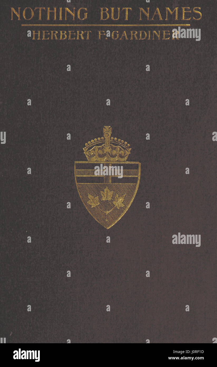 Nothing but Names: an inquiry into the origin of the names of the ...