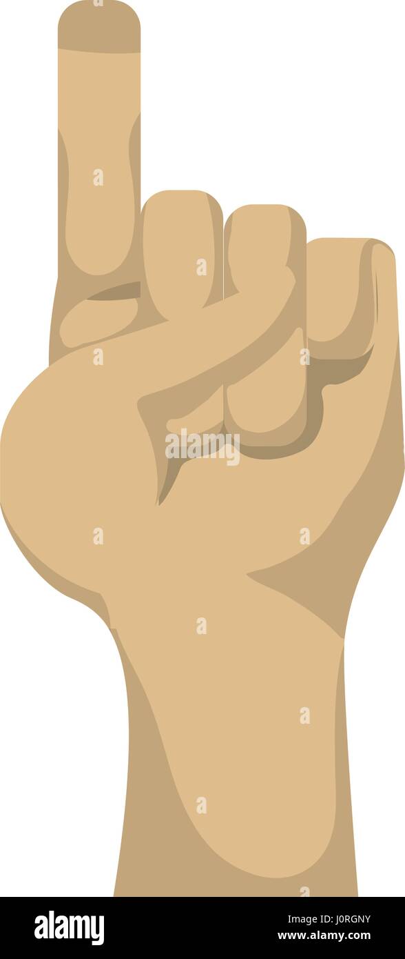 Hand pointing up Stock Vector Image & Art - Alamy