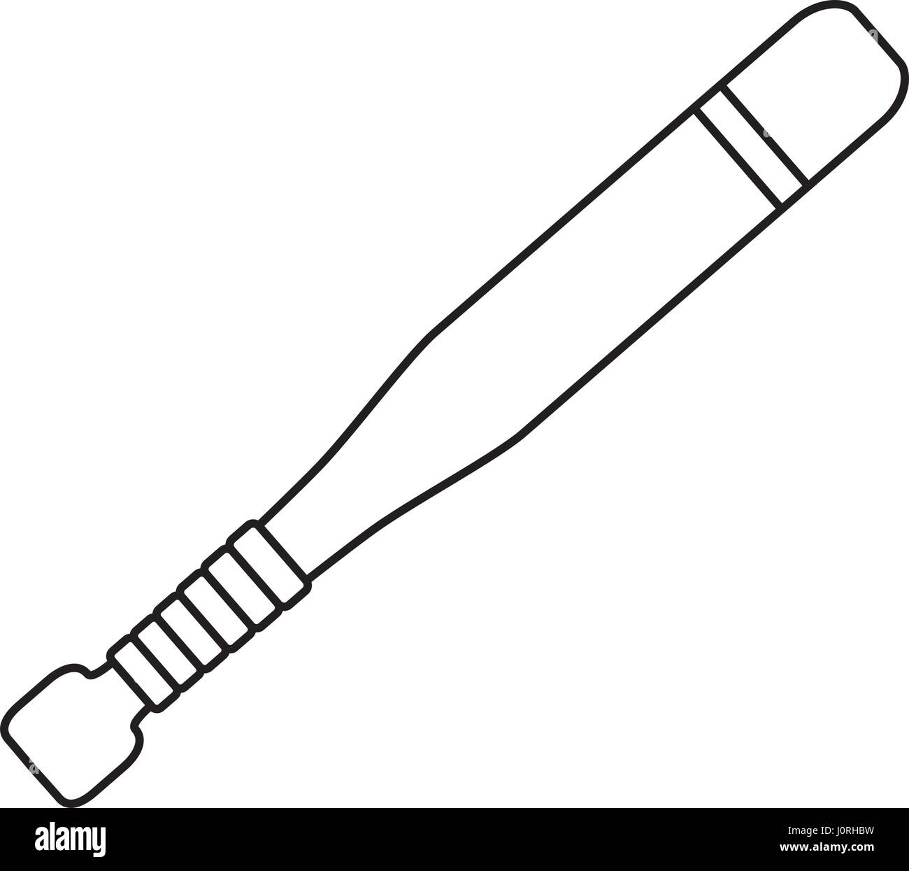 Baseball bat sport game Stock Vector Image & Art - Alamy