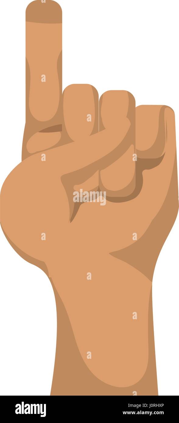 Hand pointing up Stock Vector Image & Art - Alamy