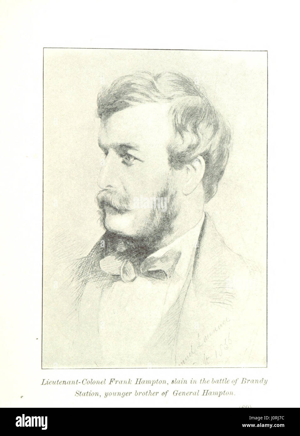 This illustrated account chronicles the actions of General Wade Hampton ...