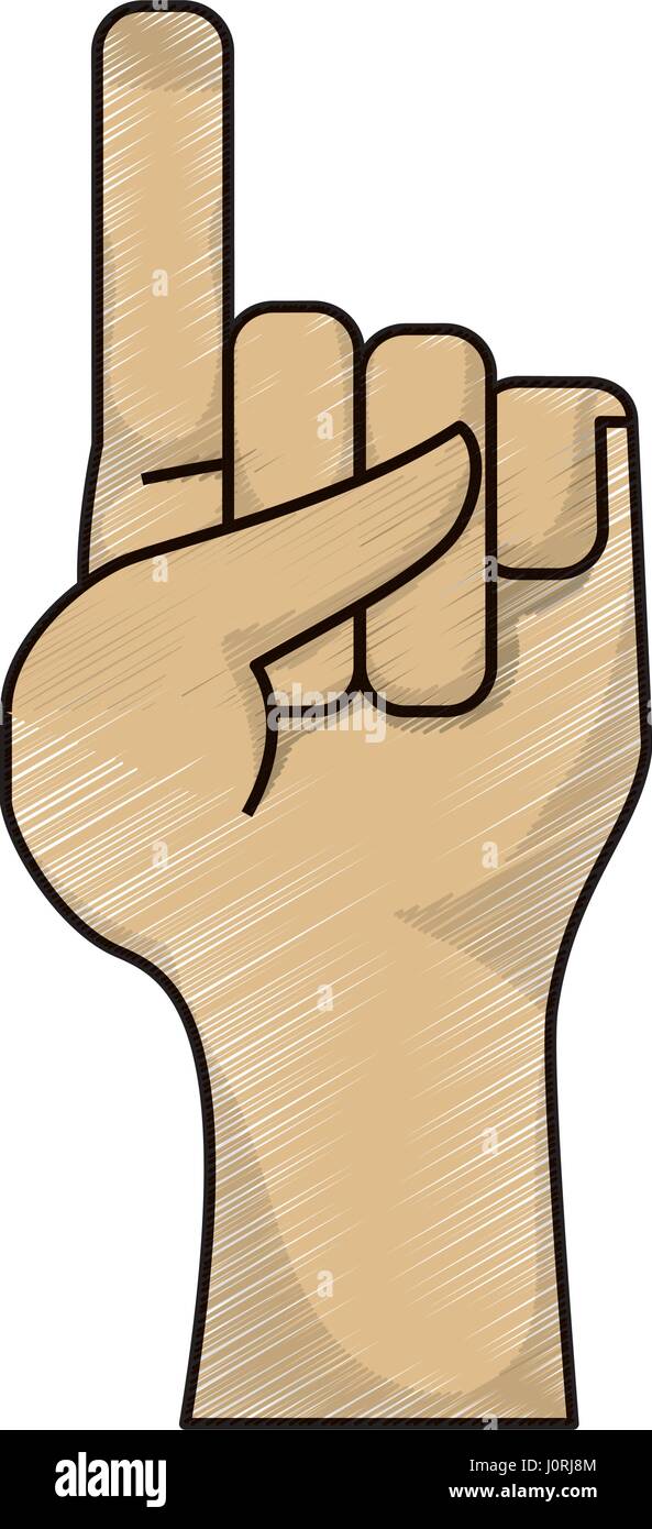 Hand pointing up Stock Vector Image & Art - Alamy