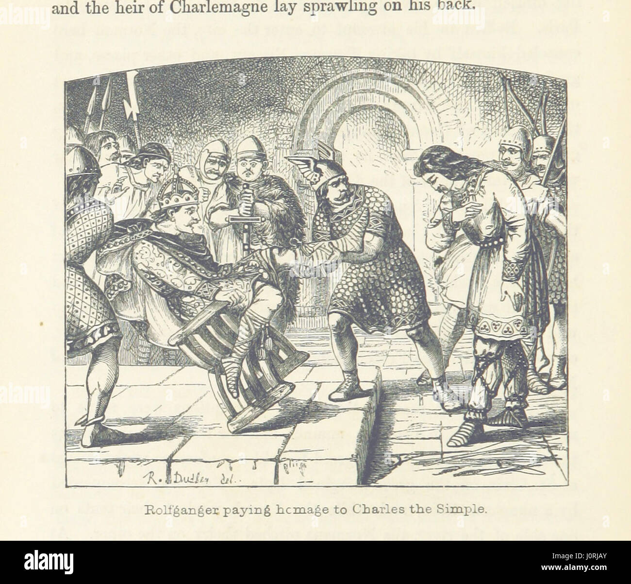 An image from 'Danes, Saxons, and Normans; or, Stories of our Ancestors ...
