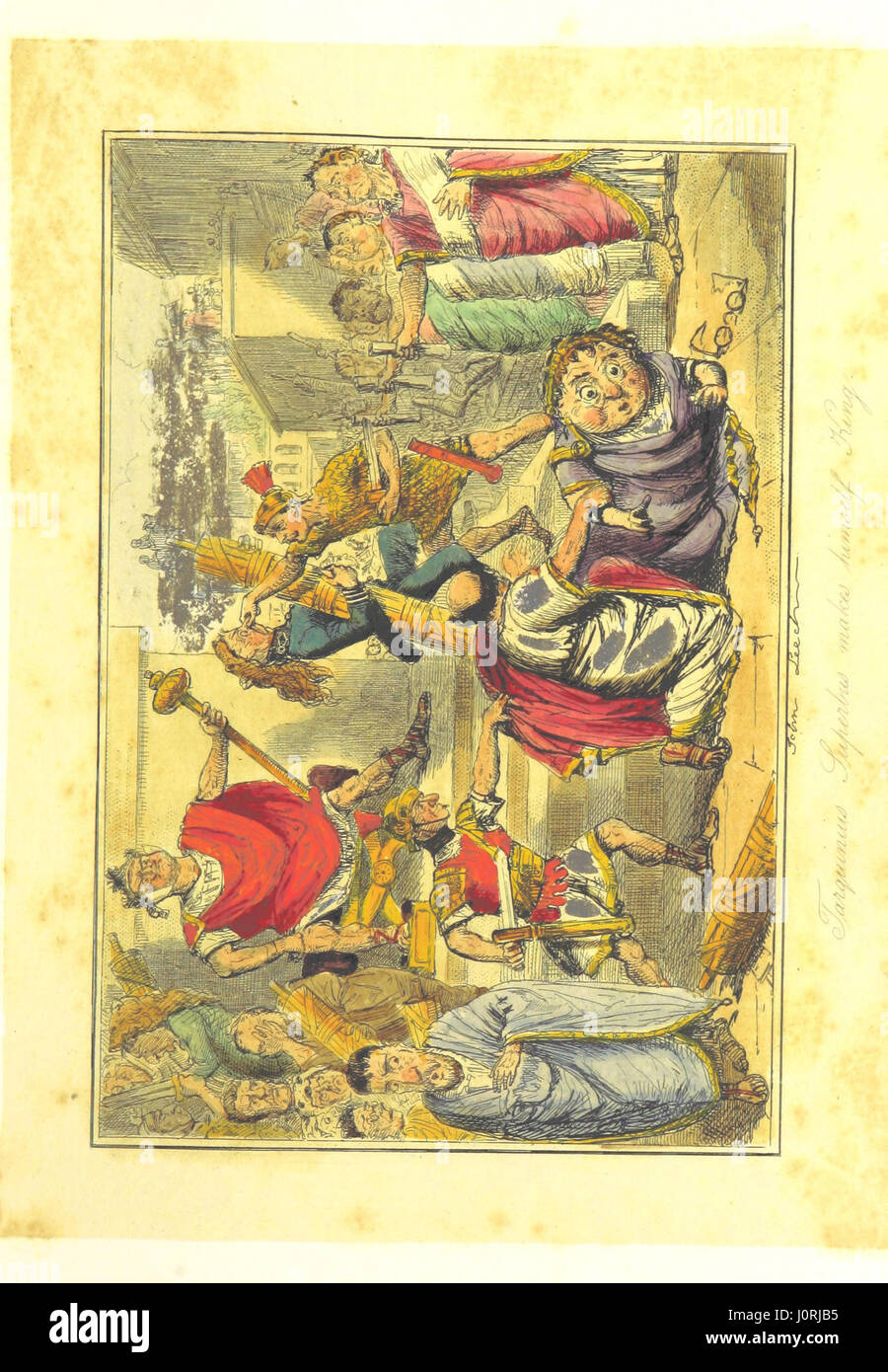 This humorous take on Roman history, illustrated by John Leech ...