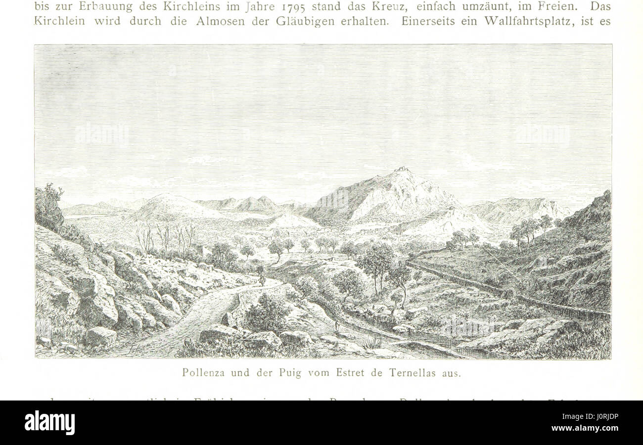 A German-language work titled 'Die Balearen geschildert in Wort und ...