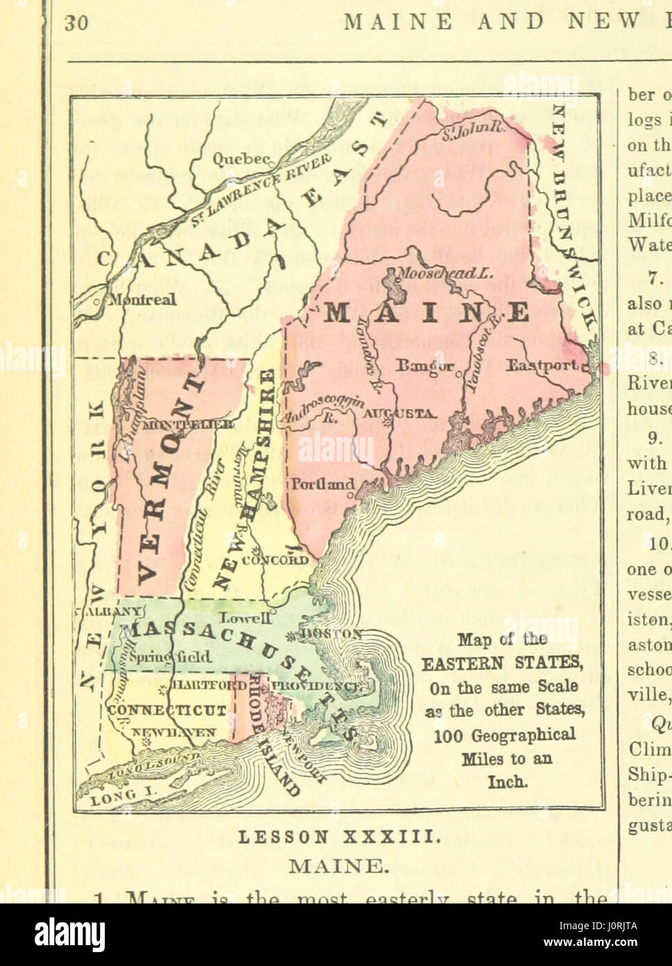 This modern school geography book, illustrated with maps and engravings ...