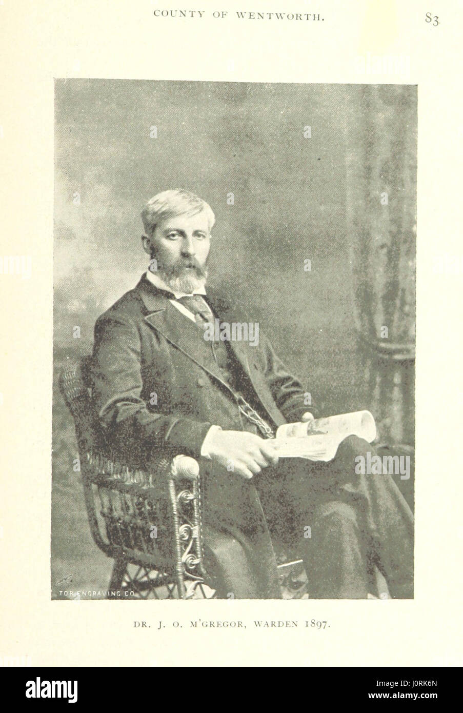 This image is from a historical sketch of Wentworth County and the ...