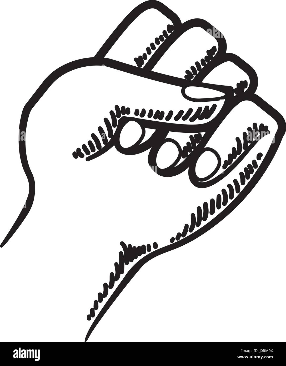 Fist hand symbol Stock Vector Image & Art - Alamy