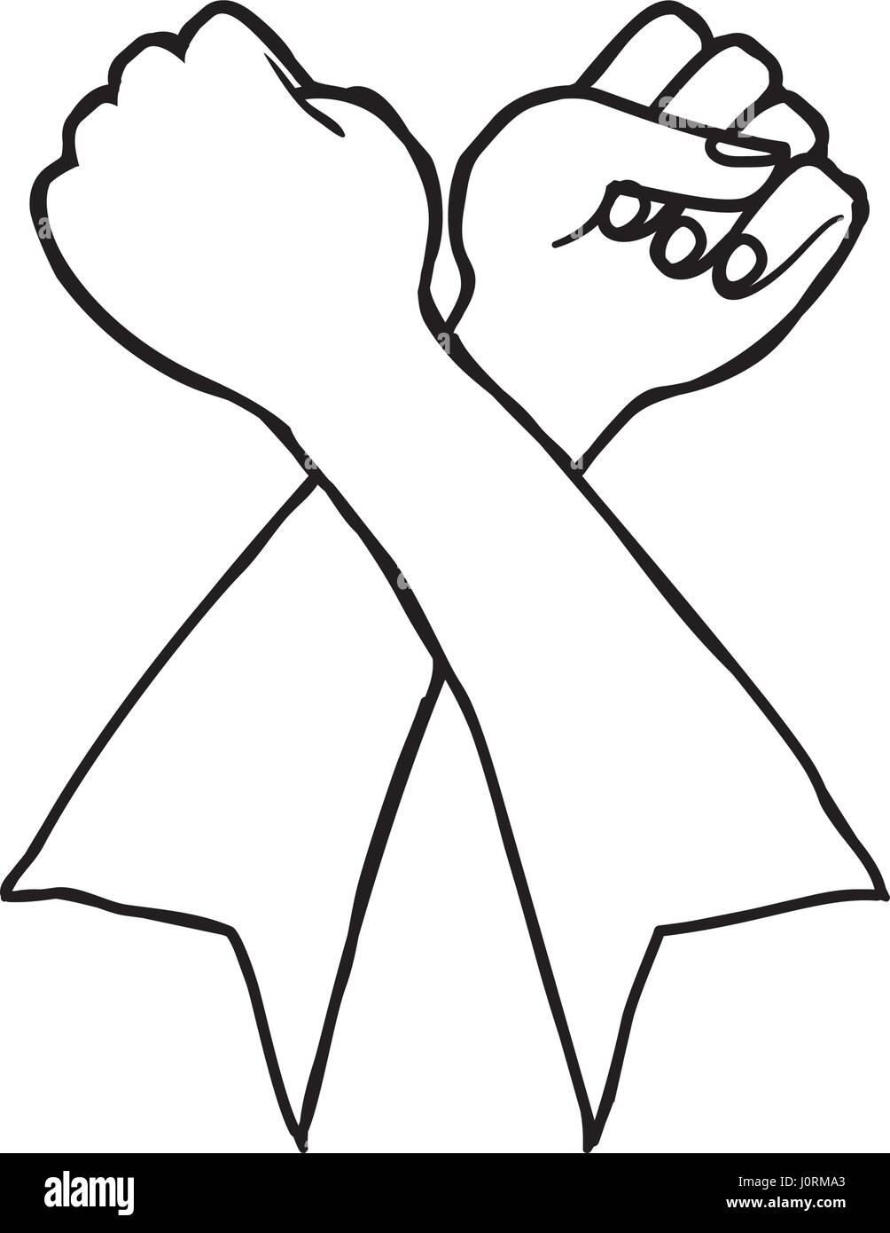 Fist hand symbol Stock Vector Image & Art - Alamy