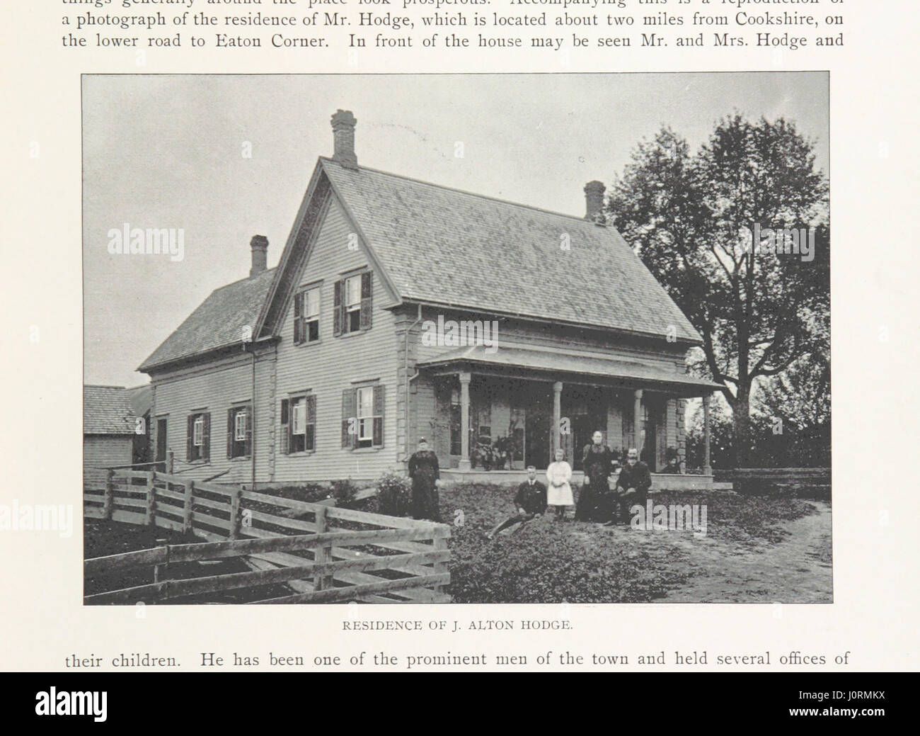 This image from the 'History of Compton County' depicts historical ...