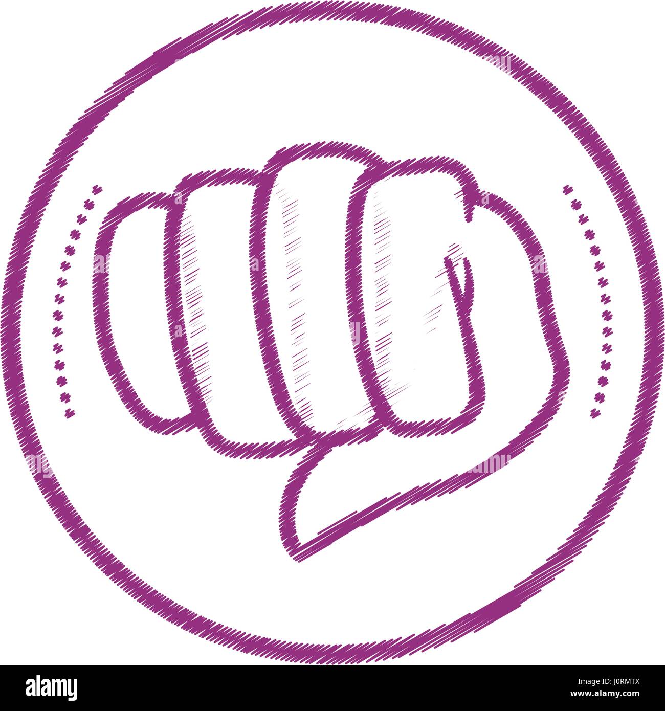 Fist hand symbol Stock Vector Image & Art - Alamy
