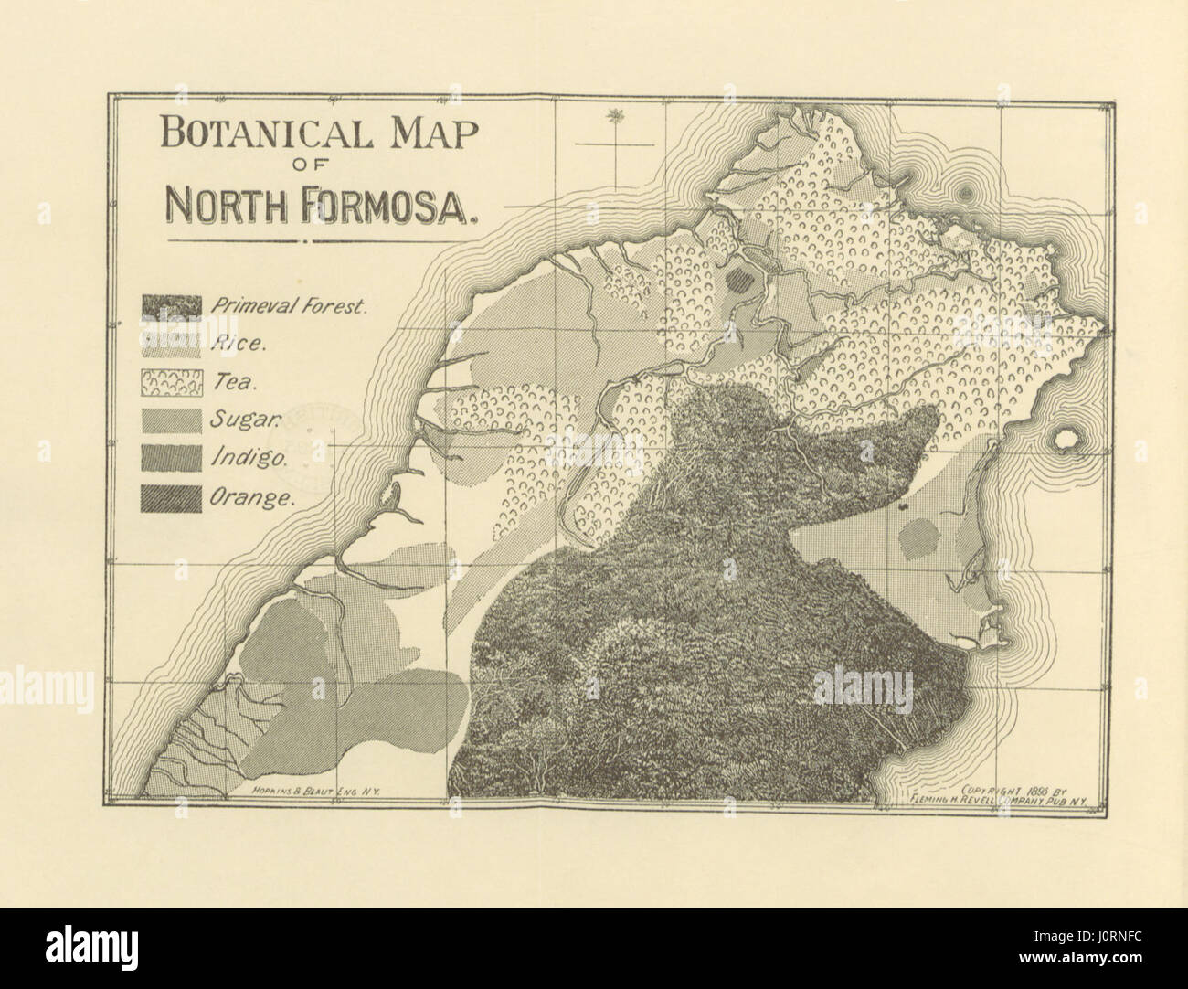 This image from 'From Far Formosa' depicts the island of Taiwan ...