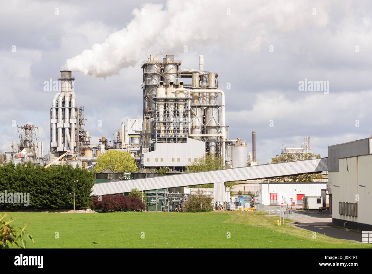 MDF and chipboard factory in Chirk North East Wales owned by the ...