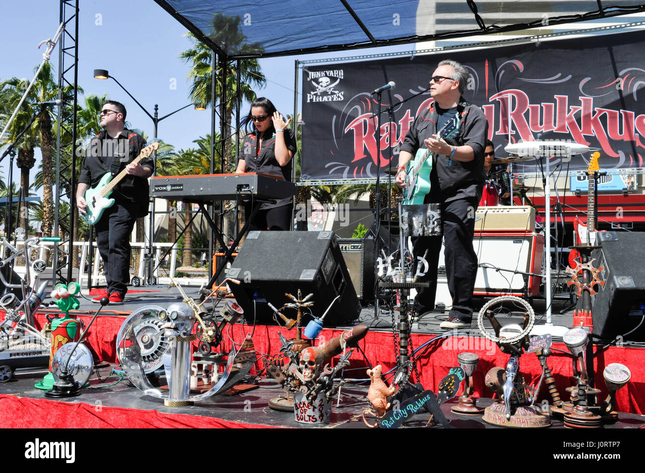 Las Vegas, Nevada, USA. 15th Apr, 2017. during Rat City Rukkus Car Show ...