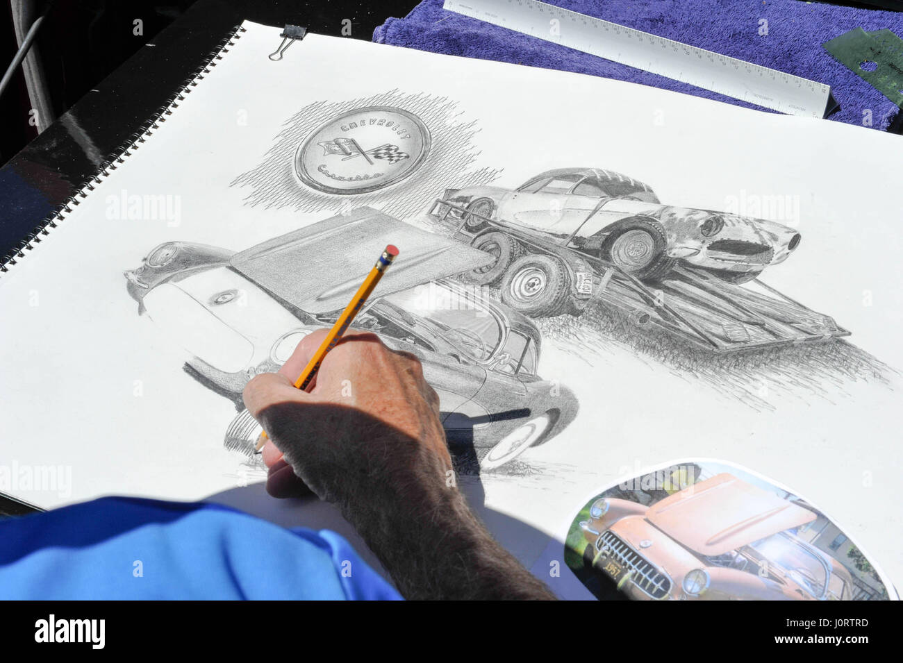 Las Vegas, Nevada, USA. 15th Apr, 2017. during Rat City Rukkus Car Show ...