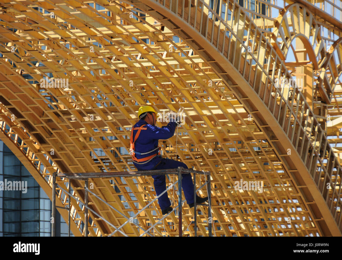 April 11th, 2017 - Beijing, China - The 'Golden Bridge of Silk Road' is ...