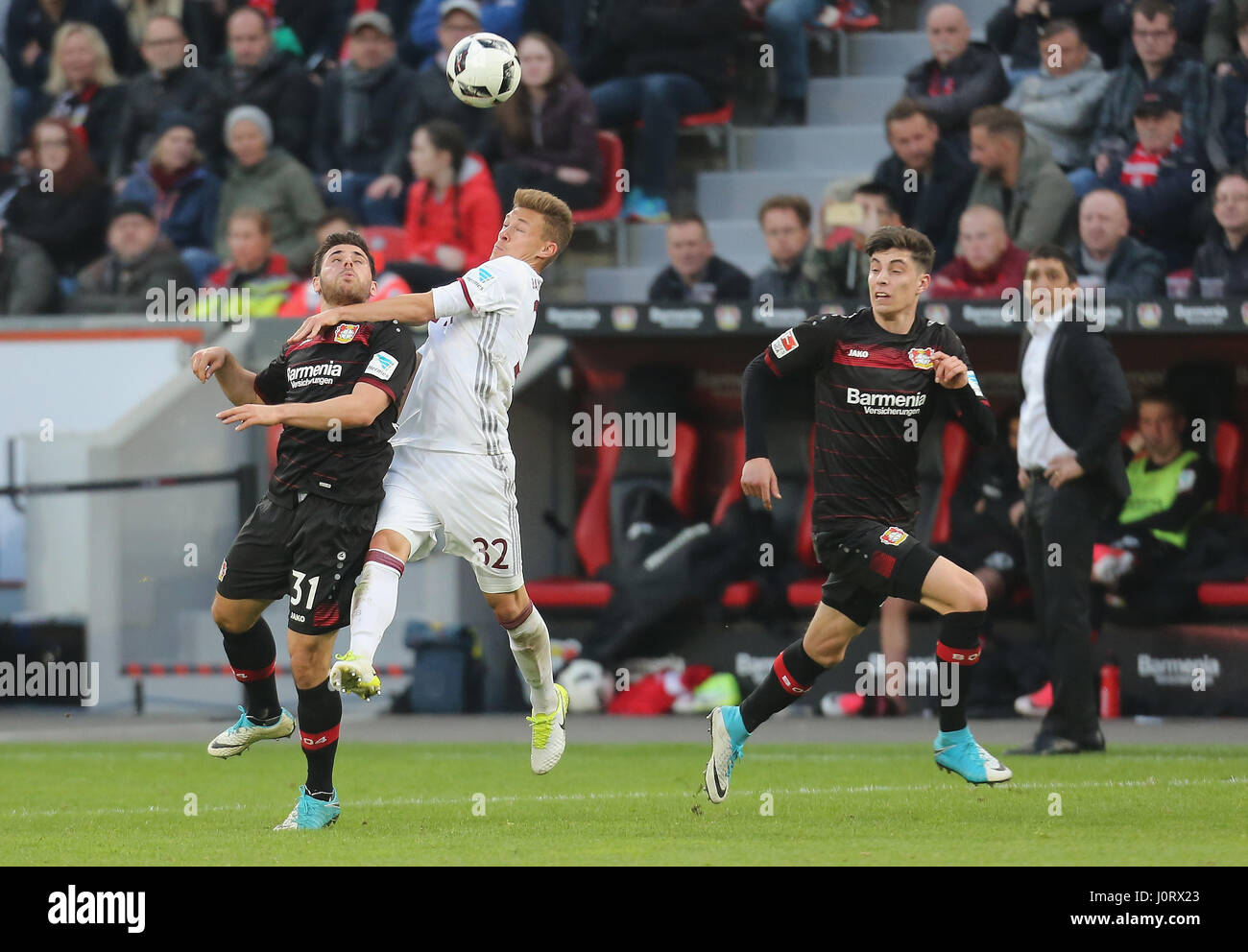 Leverkusen, Germany 15th April 2017, Bundesliga matchday 29, Bayer 04 ...