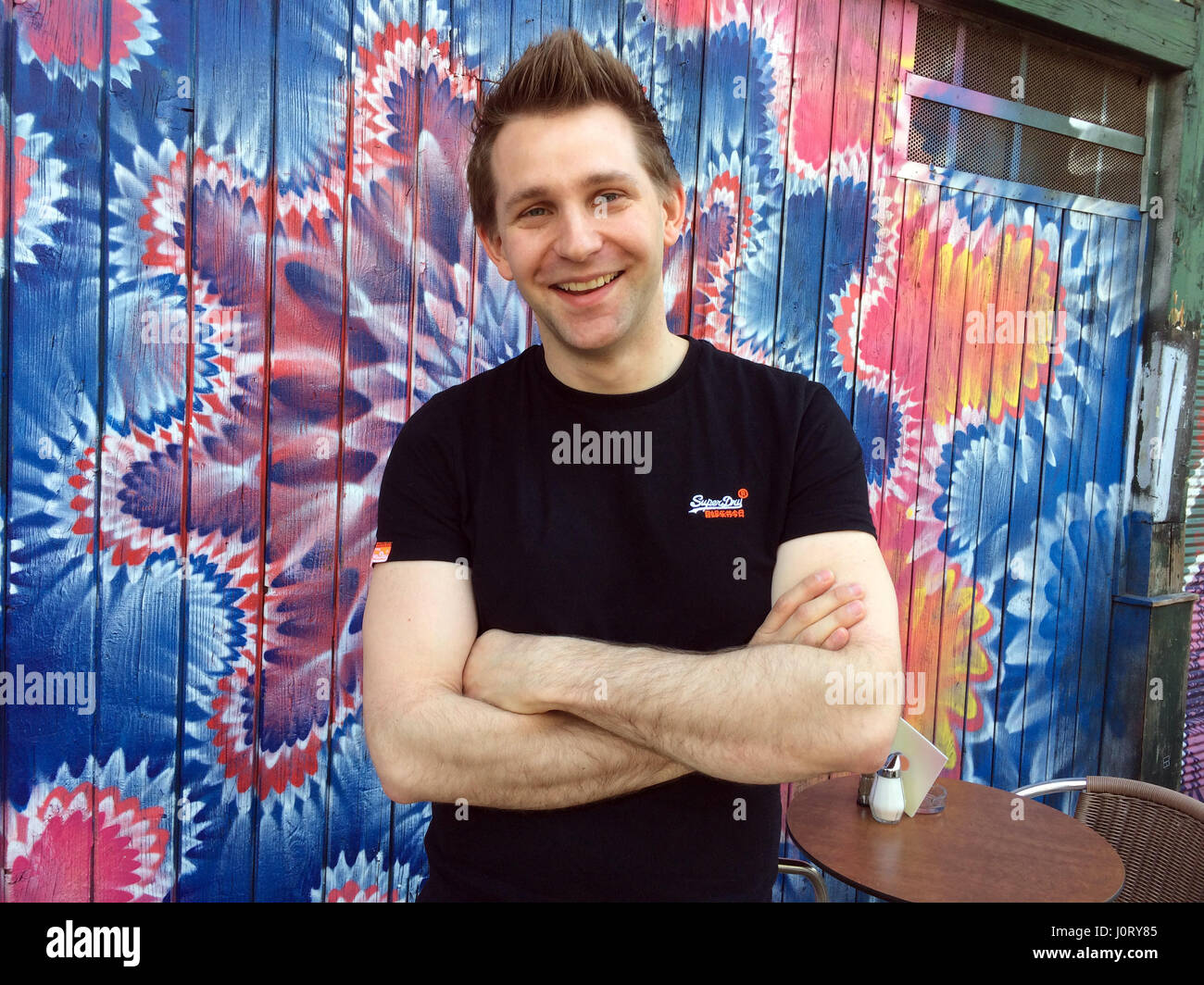 Vienna, Austria. 3rd Apr, 2017. Asutrian privacy activist Max Schrems ...