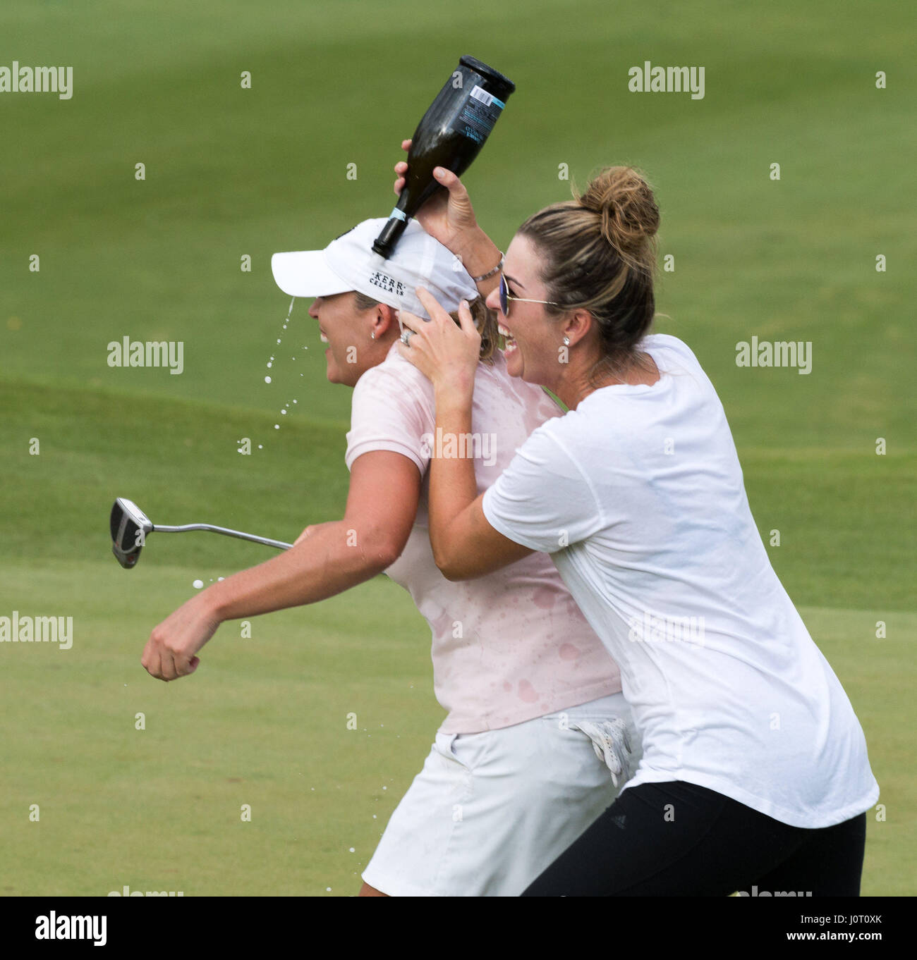 April 15, 2017: during the final round of the LPGA LOTTE Championship ...