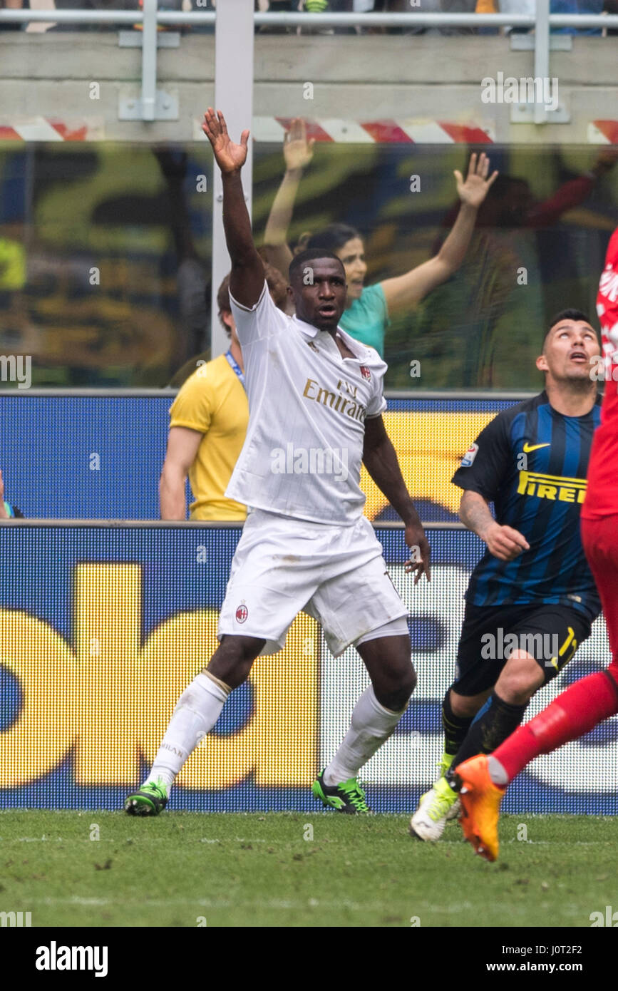 Milan, Italy. 15th Apr, 2017. Cristian Zapata (Milan) Football/Soccer ...