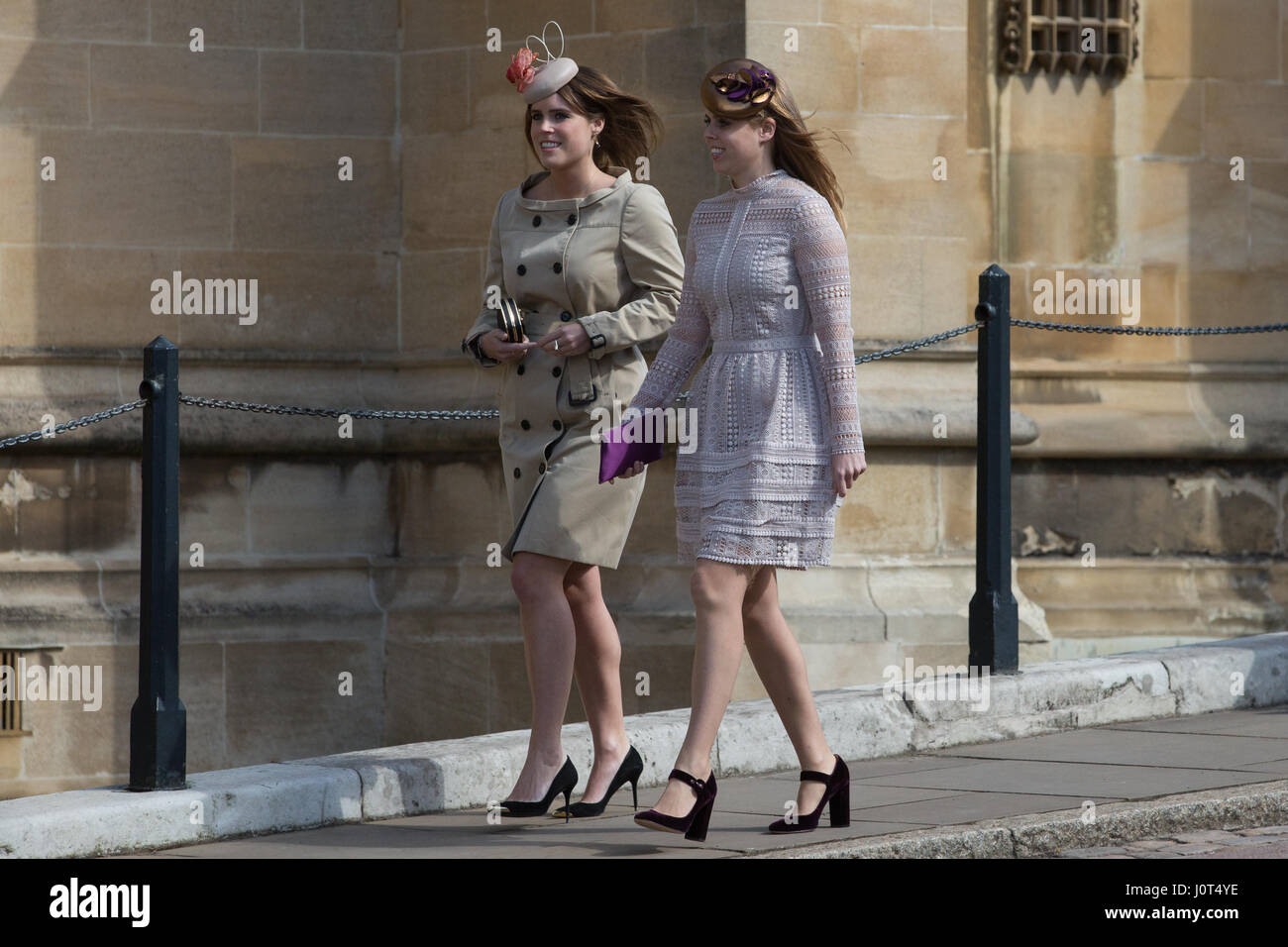 Princess eugenie and princess beatrice hi-res stock photography and ...