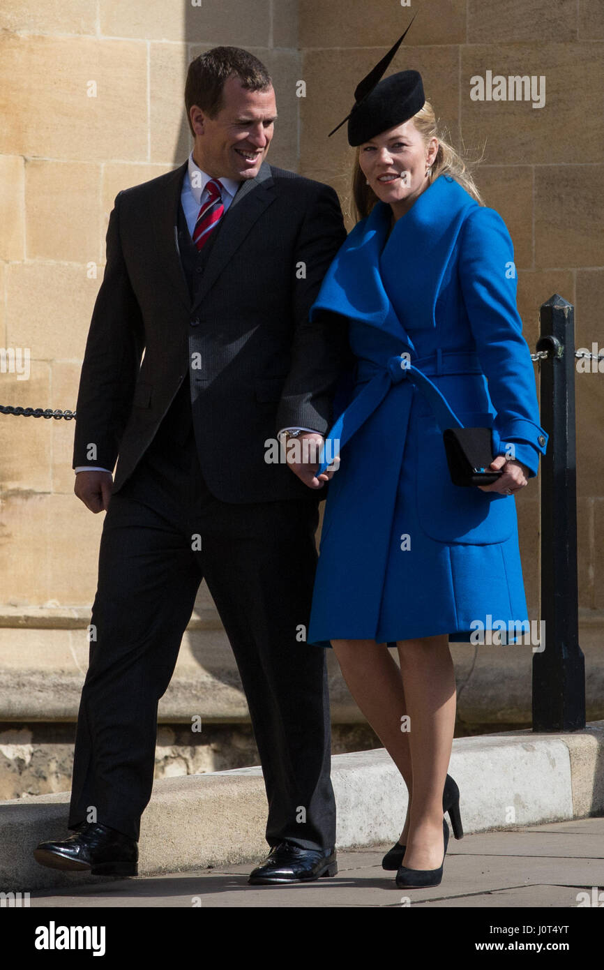 Peter And Autumn Phillips High Resolution Stock Photography and Images ...
