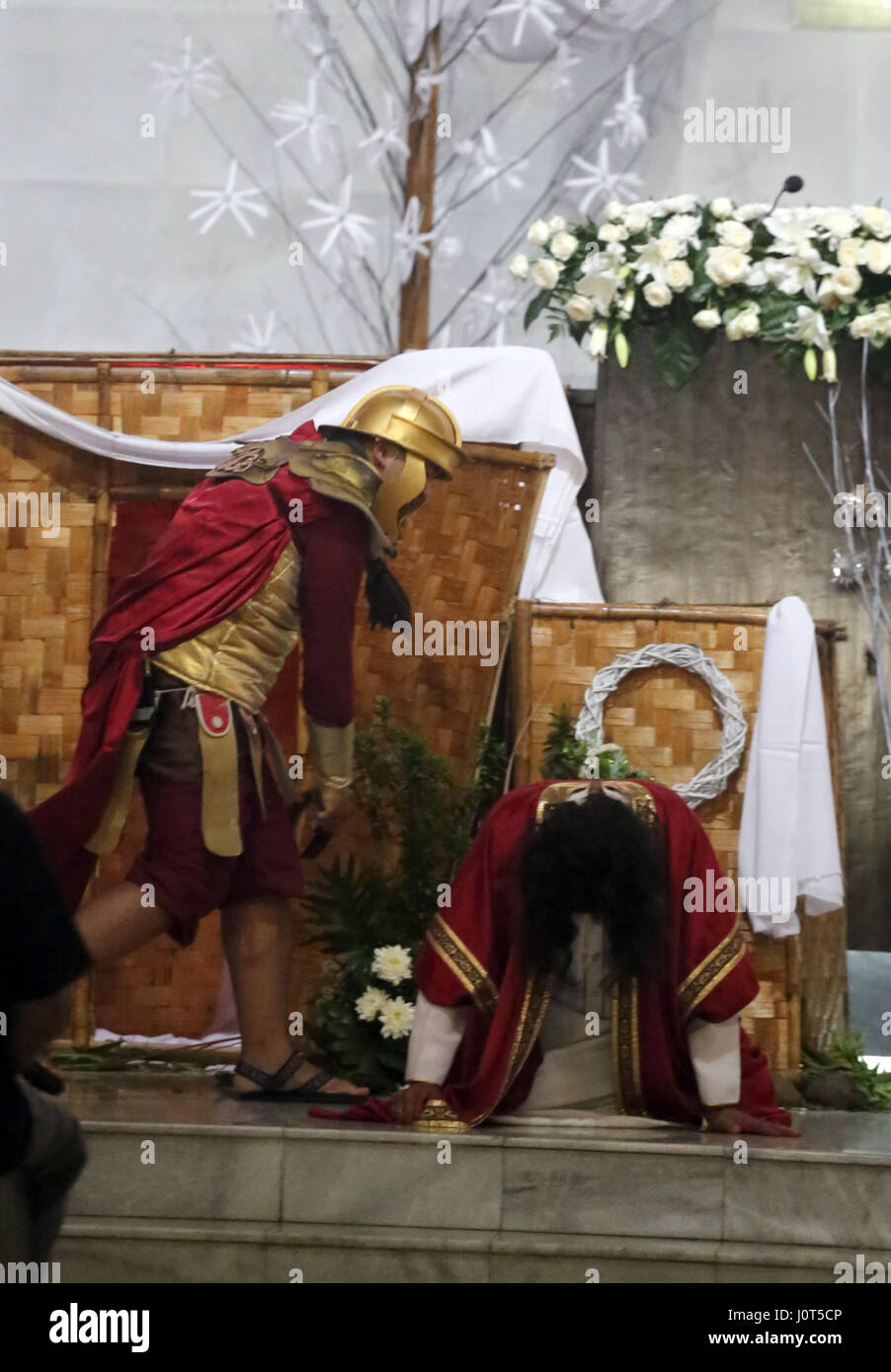 Jakarta, jakarta, indonesia. 16th Apr, 2017. Easter celebration worship ...