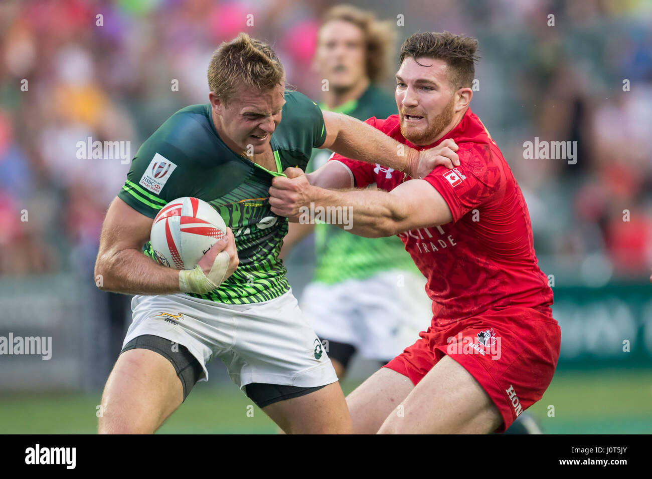 Hong Kong, China. 07th Apr, 2017. Dylan Sage (RSA, 3) against Isaac ...