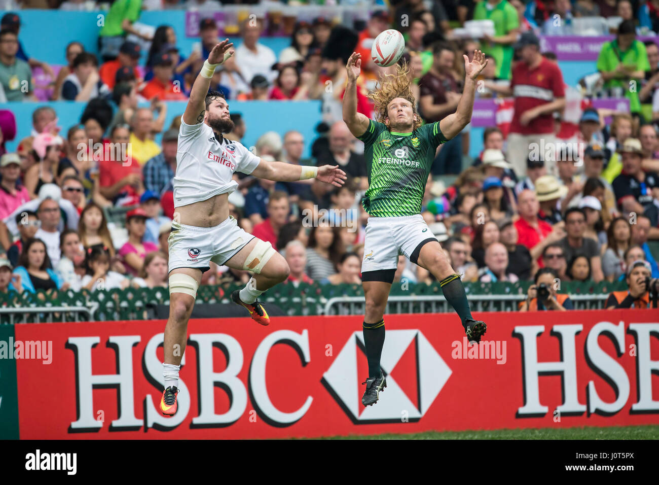 Danny Barrett (USA, left) and Werner Kok (RSA) during a match between ...