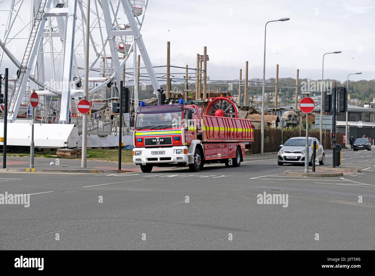 Weston-super-Mare, UK. 16th April, 2017. Avon Fire and Rescue’s all ...