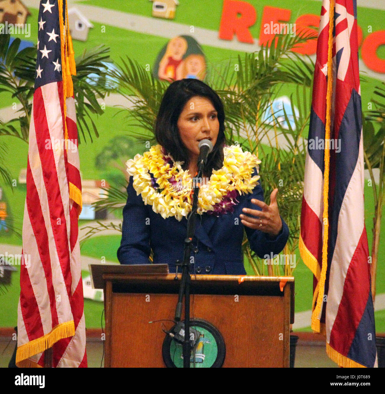 April 15, 2017 - United States Representative from Hawaii, Tulsi ...