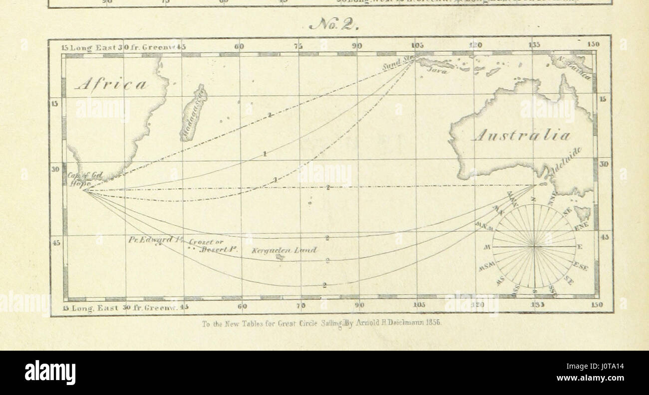 This image is from a work designed to assist navigators in the practice ...