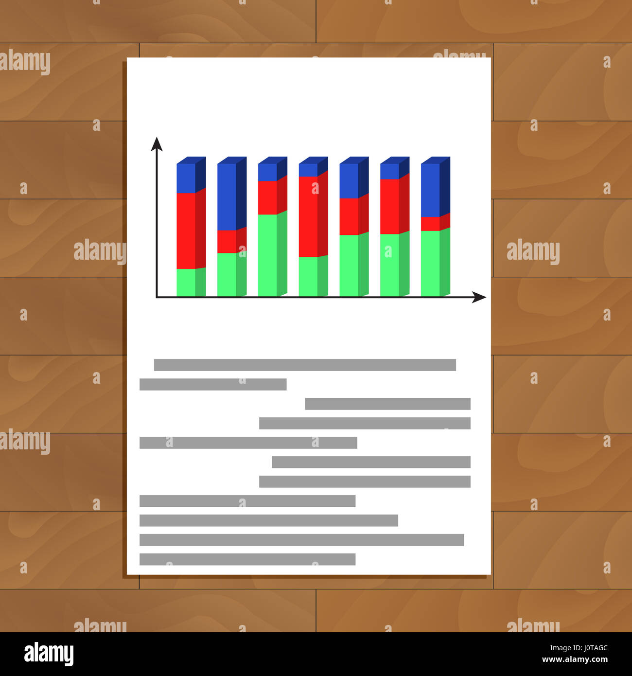 Mockup chart 3d paper icon hi-res stock photography and images - Alamy