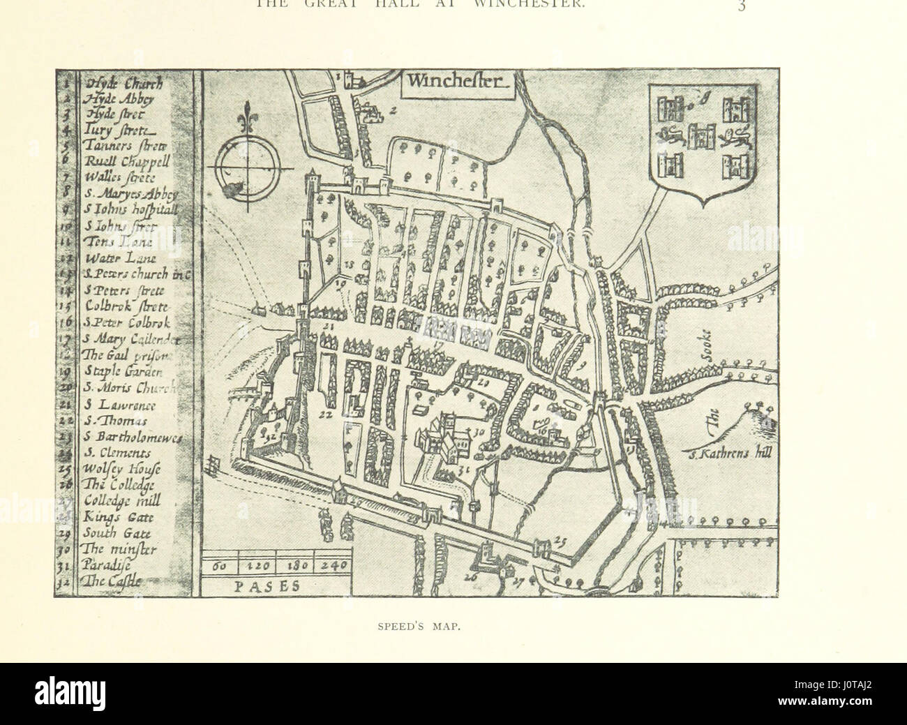 This image from 'The Great Hall, Winchester Castle' offers a detailed ...
