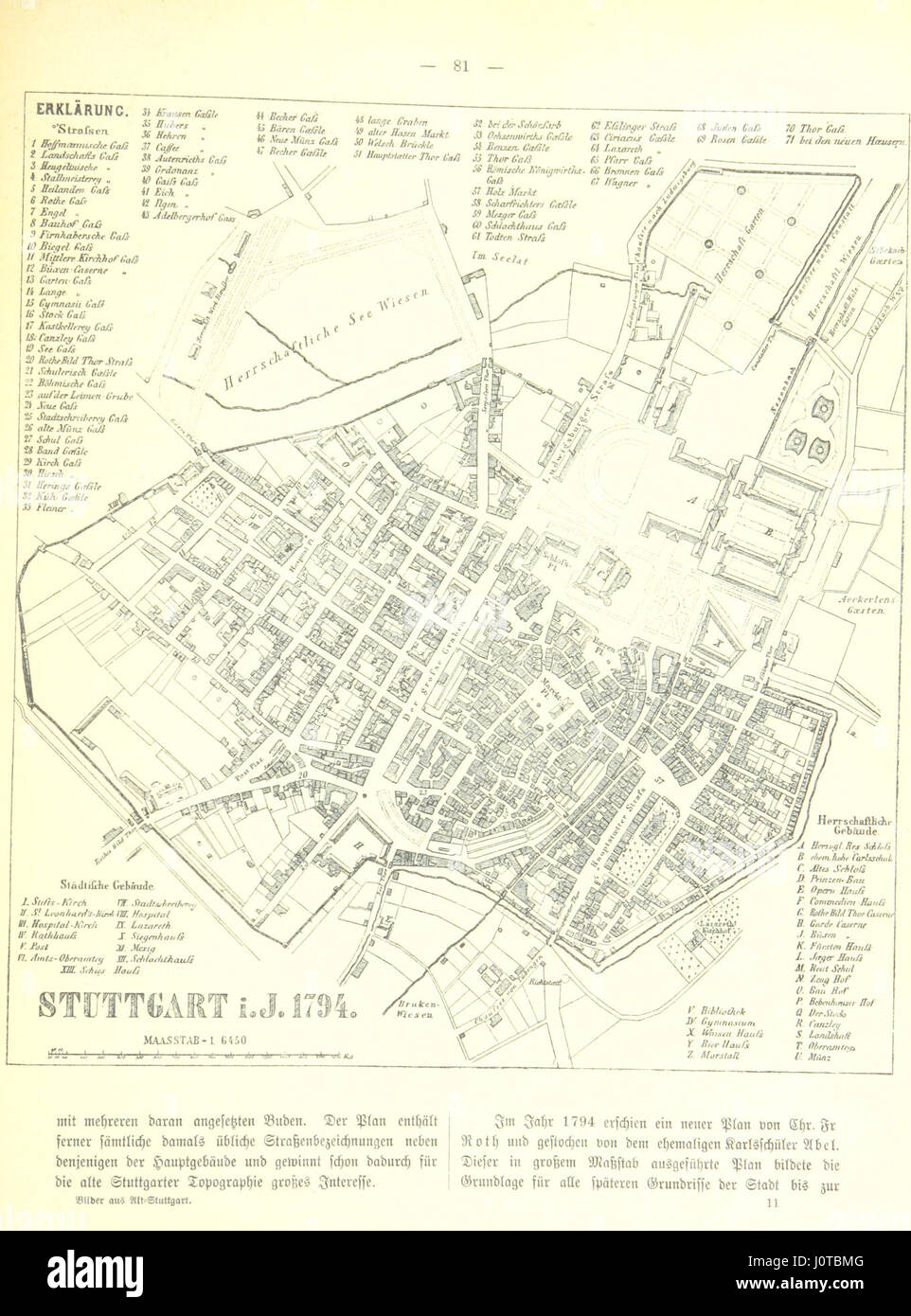 This illustrated book showcases images of historic Stuttgart, Germany ...