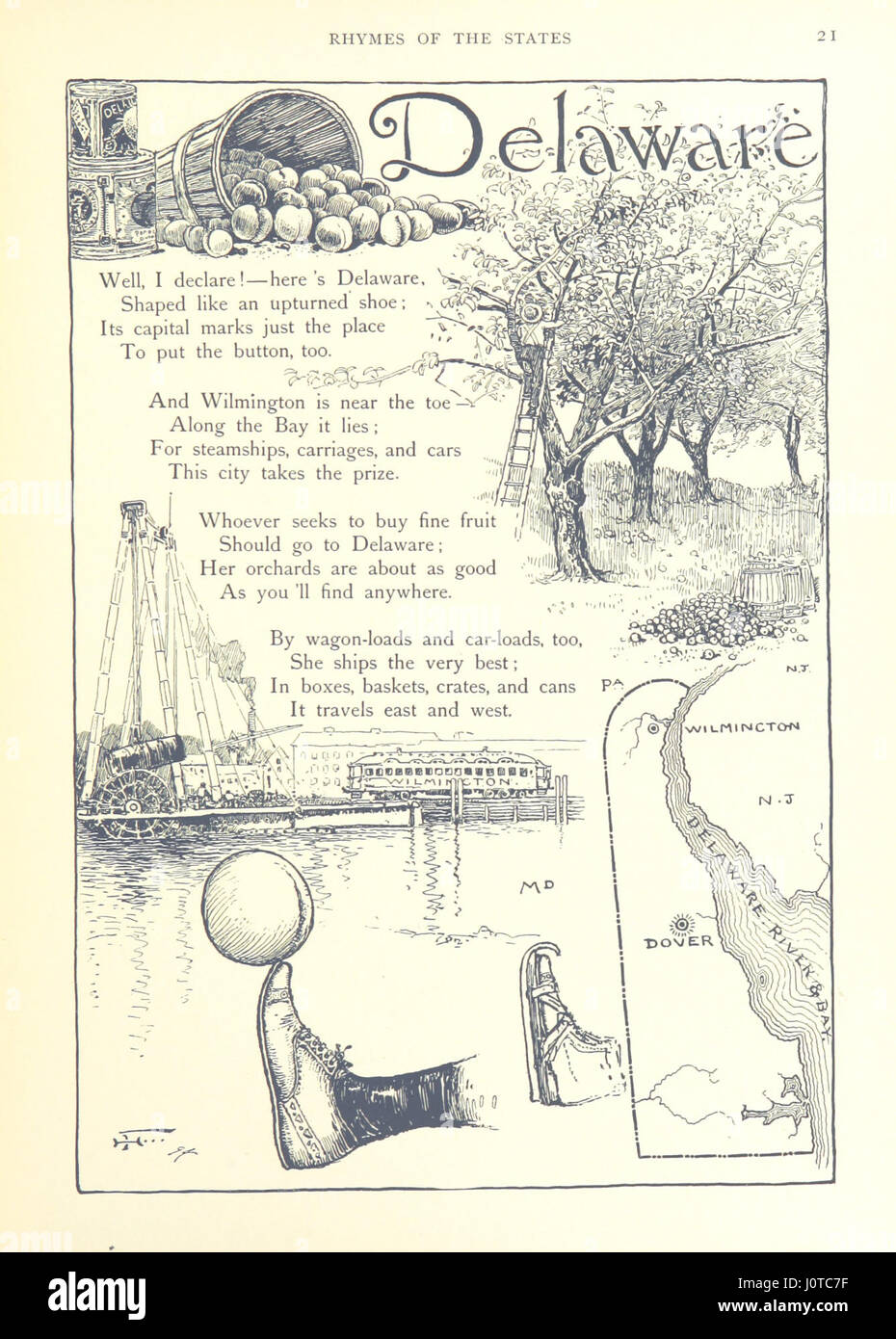 A collection of poems about the United States, accompanied by ...