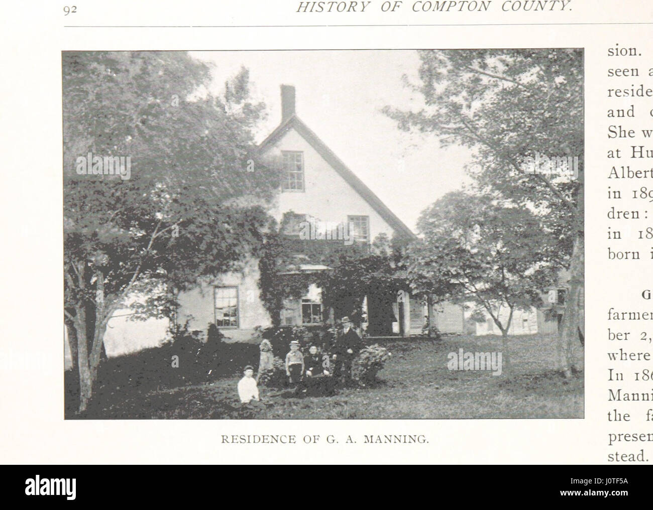 This book provides a historical account of Compton County and the ...