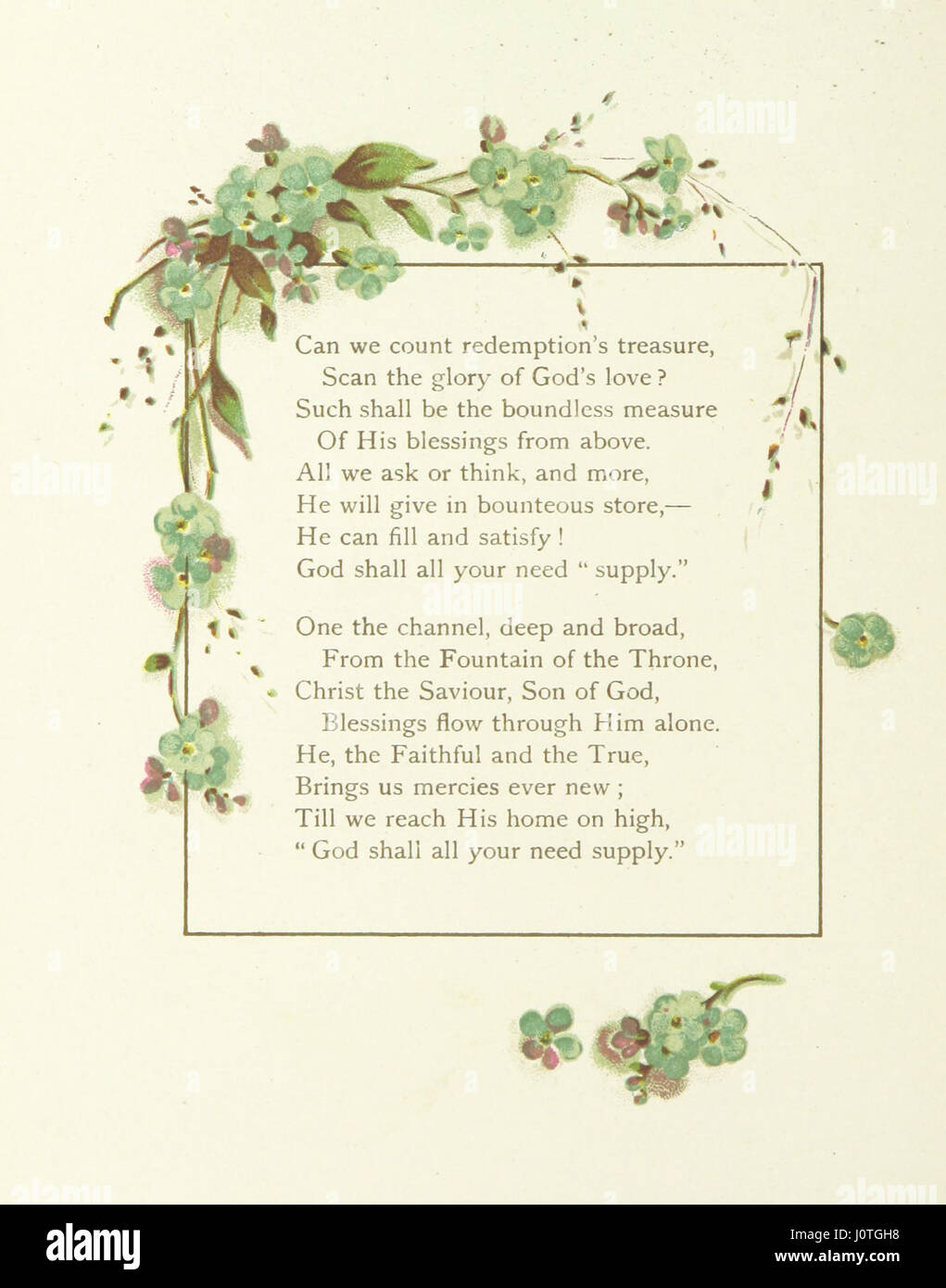 Forget Me Nots of Promise. Texts from Scripture and verses by F. R ...