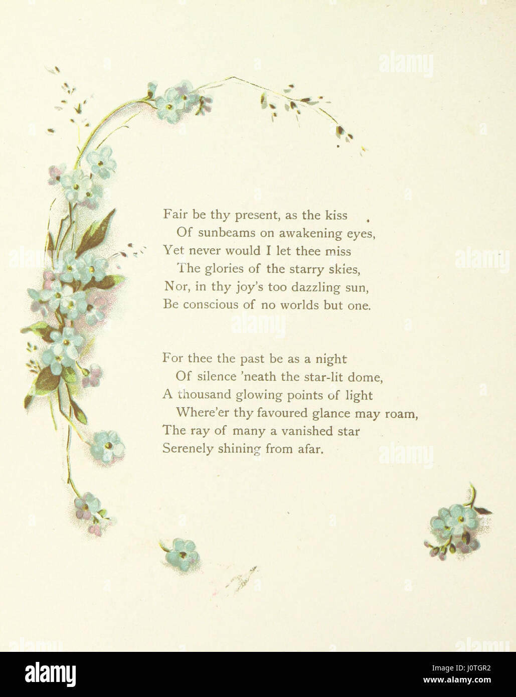 *Forget-Me-Nots* is a collection of verses exploring themes of memory ...