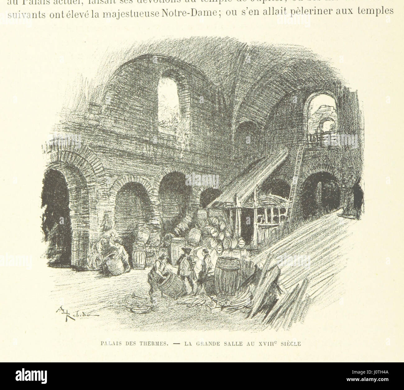This image is taken from 'Paris de siècle en siècle,' depicting the ...