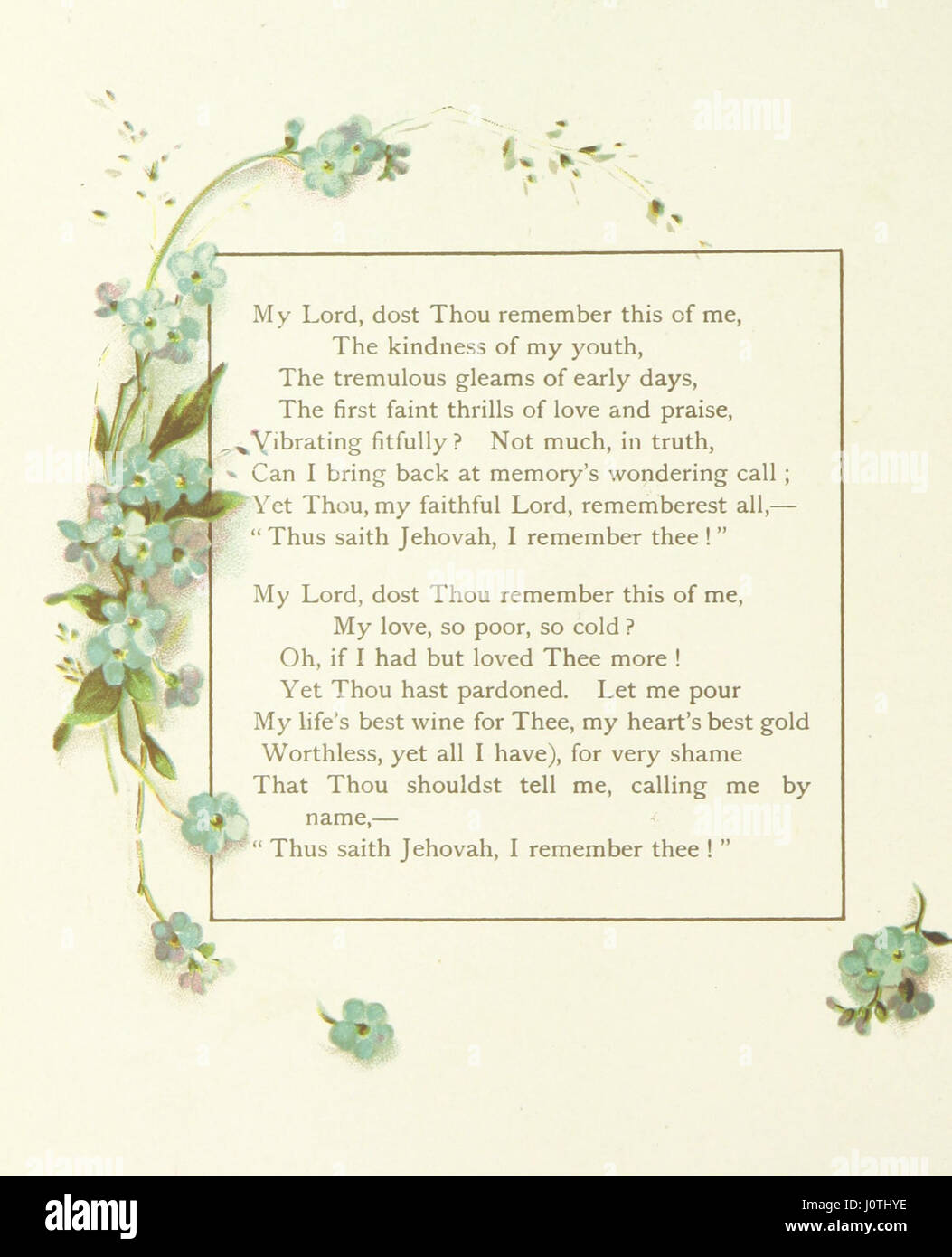 'Forget Me Nots of Promise' by F. R. Havergal features scripture verses ...