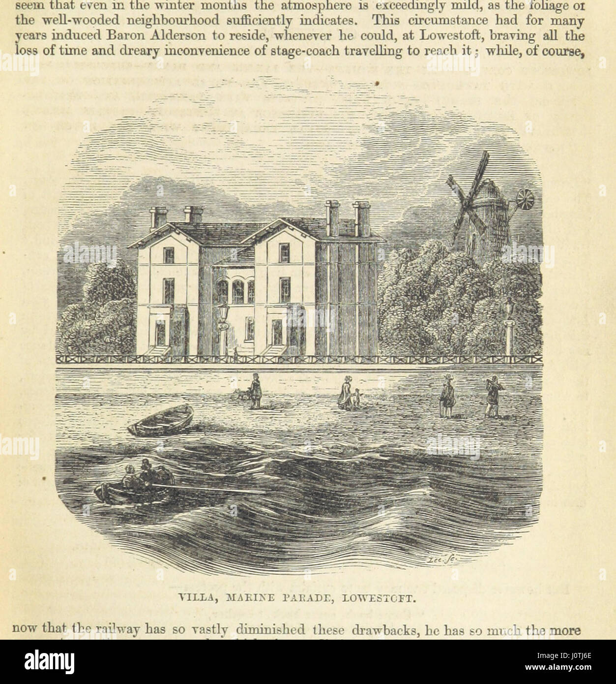 This image from 'Hand-Book to Lowestoft' offers a visual guide to the ...