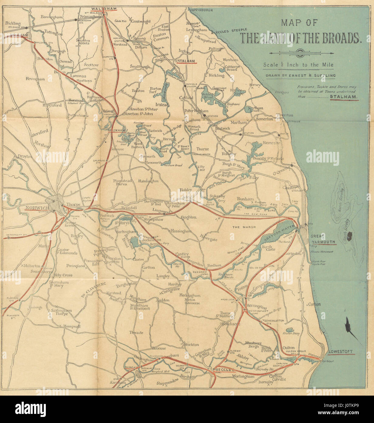 An image from page 5 of 'The Land of the Broads,' an illustrated ...