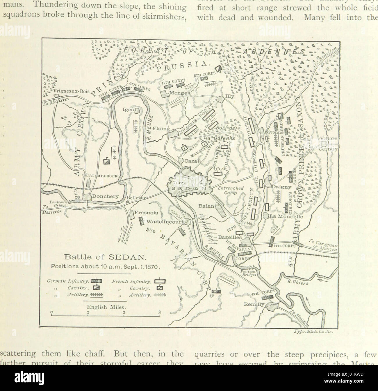 This image from 'Illustrated Battles of the Nineteenth Century' depicts ...
