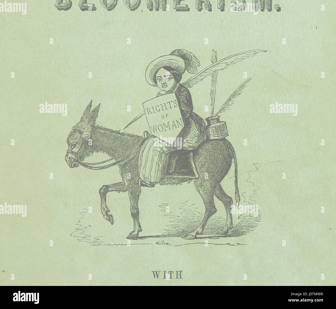 'The Beauties of Bloomerism' is a collection of verses that critique or ...