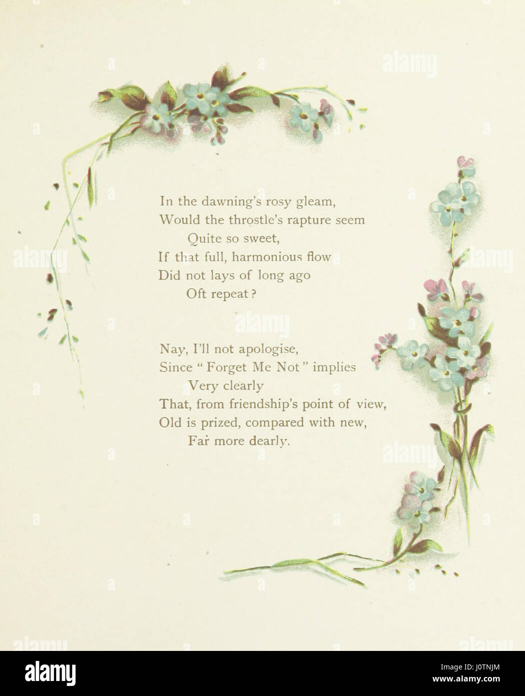 'Forget-Me-Nots' is a collection of verse that explores themes of ...