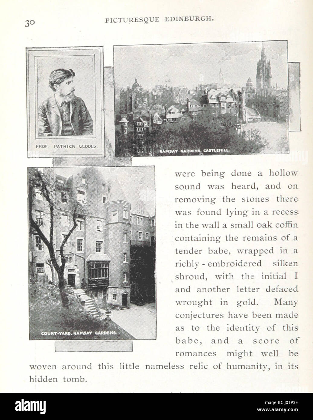 A visual tour of Edinburgh, featuring illustrations and maps that ...
